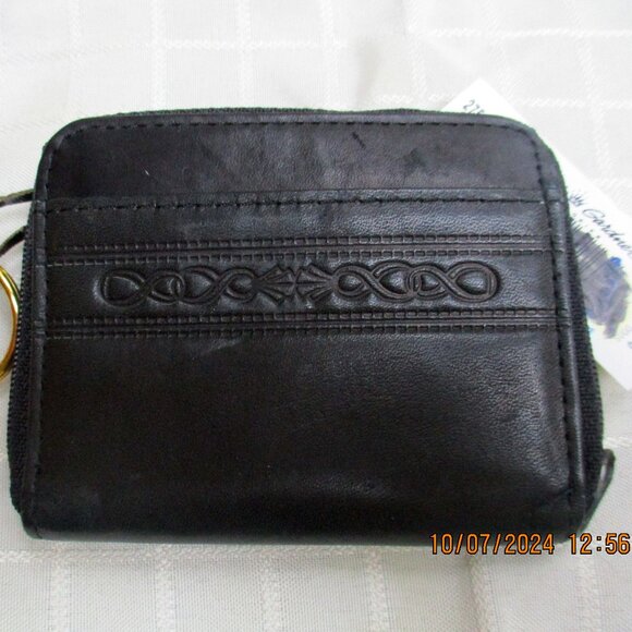 Princess Gardner | Bags | Princess Gardner Leather Small Wallet Black ...